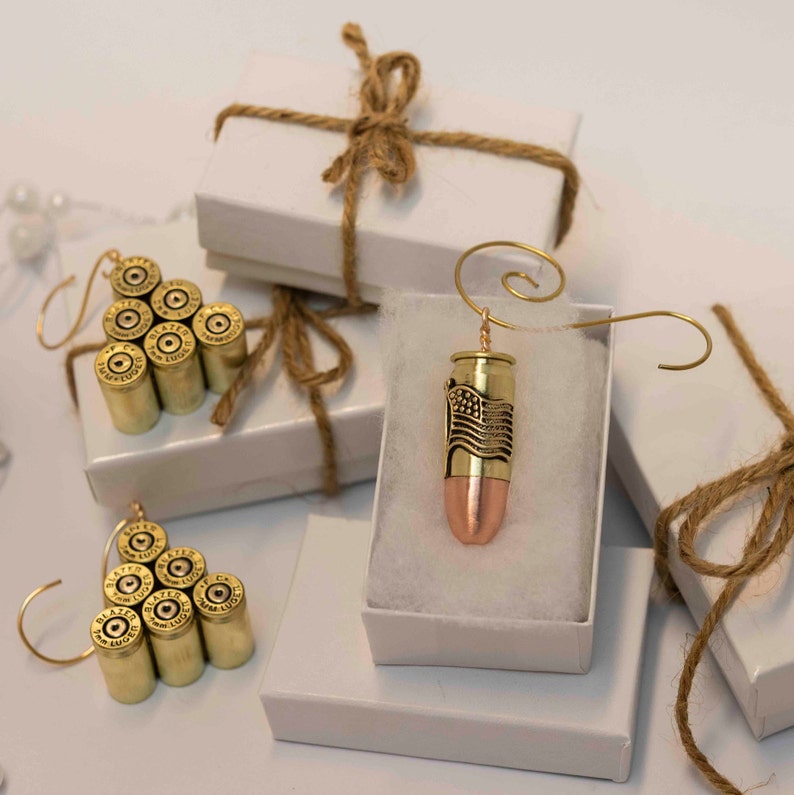 Handmade Bullet Christmas Ornament for Fire Rescue Members - Etsy