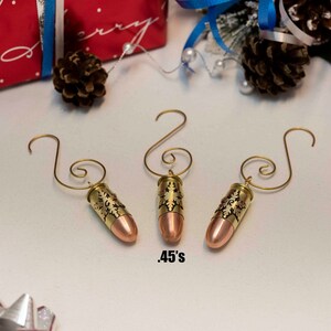 Personalized Snowflake Bullet Christmas Tree Ornaments, Handmade 2nd ...