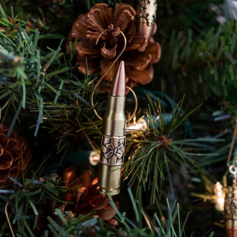 Bullet Christmas Tree Ornament Manly Holiday Decoration 2nd | Etsy