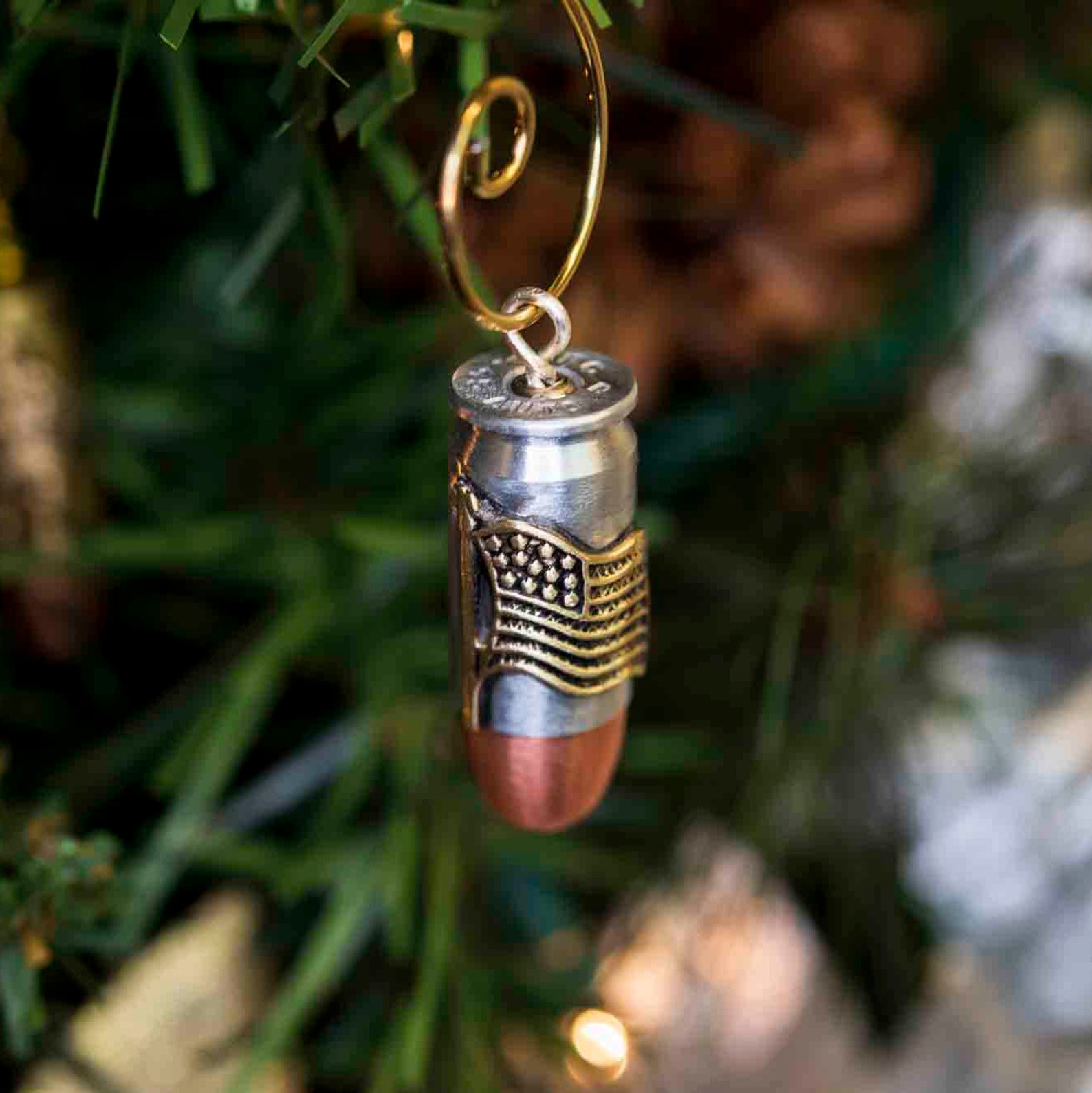 Handmade American Flag Bullet Christmas Tree Ornament Pro Gun - Etsy