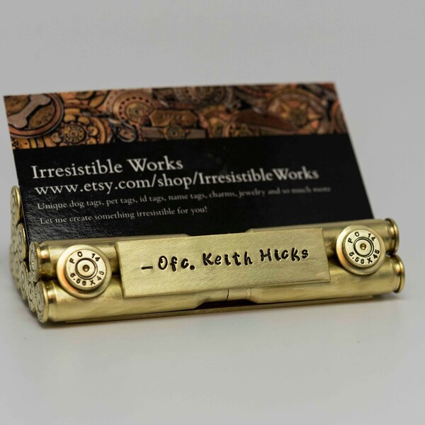 Bullet Card Holder - Etsy