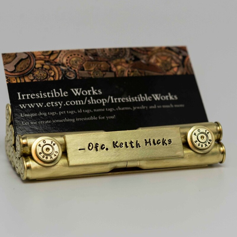 Bullet Card Holder - Etsy