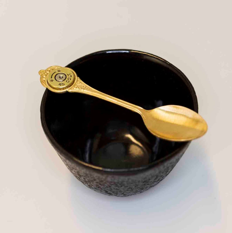 Novelty Brass Bullet Spoon Collectible Tea Spoon Gift Idea - Etsy