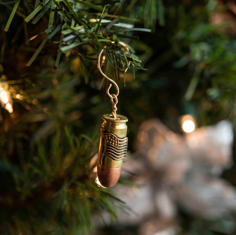 Handmade Bullet Christmas Tree Ornament for Navy Seamen | Etsy