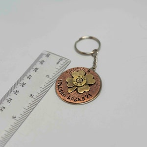Patriotic Lucky Clover Bullet Keychain, American Flag Dog Tag, Pro Gun ...