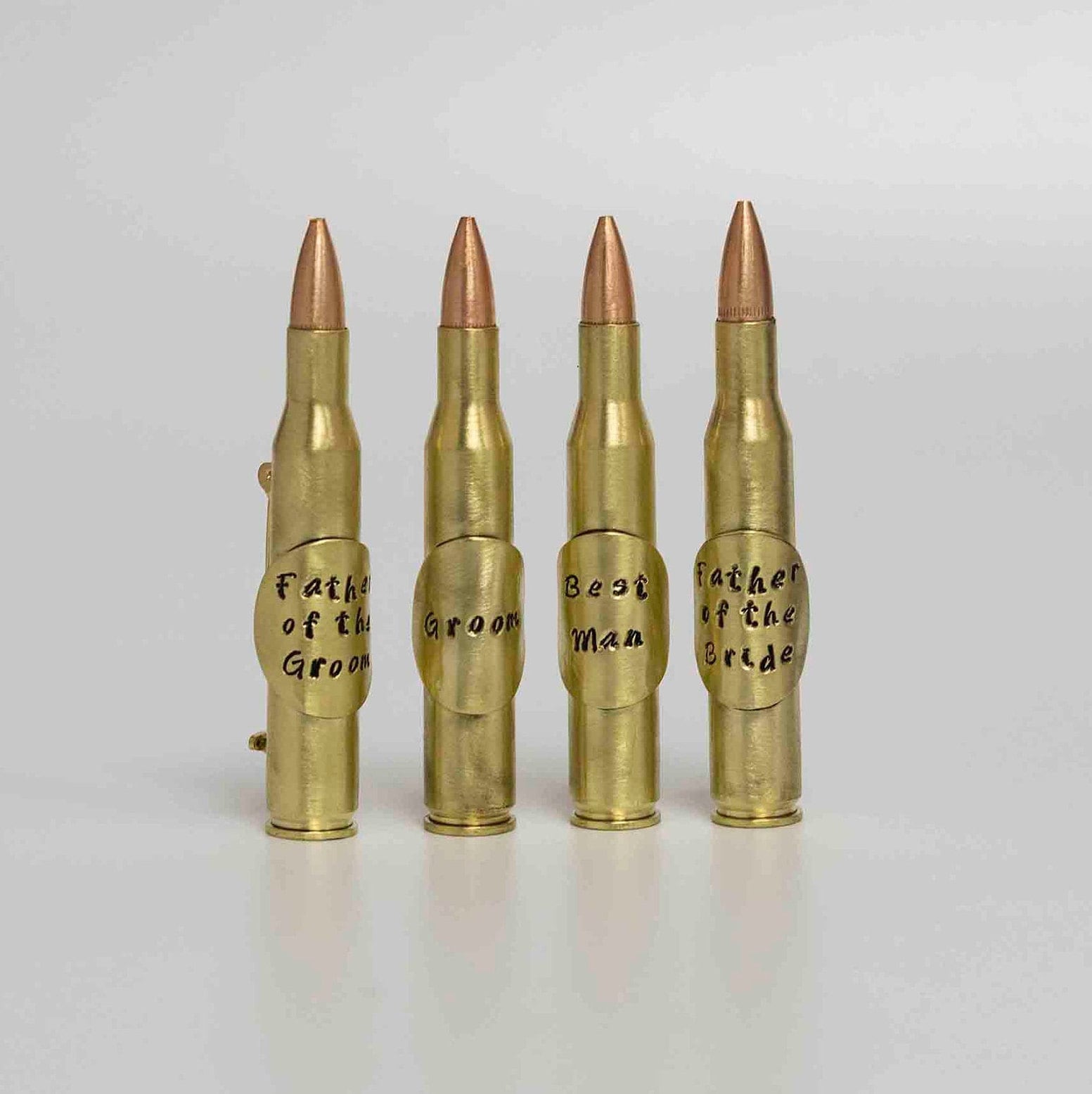 Custom Bullet Boutonniere Personalized Groomsman Ammo Lapel - Etsy