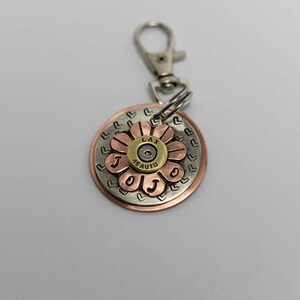 Personalized Floral Dog Tag, Custom Made Bullet Pet Tag, Customize Your ...