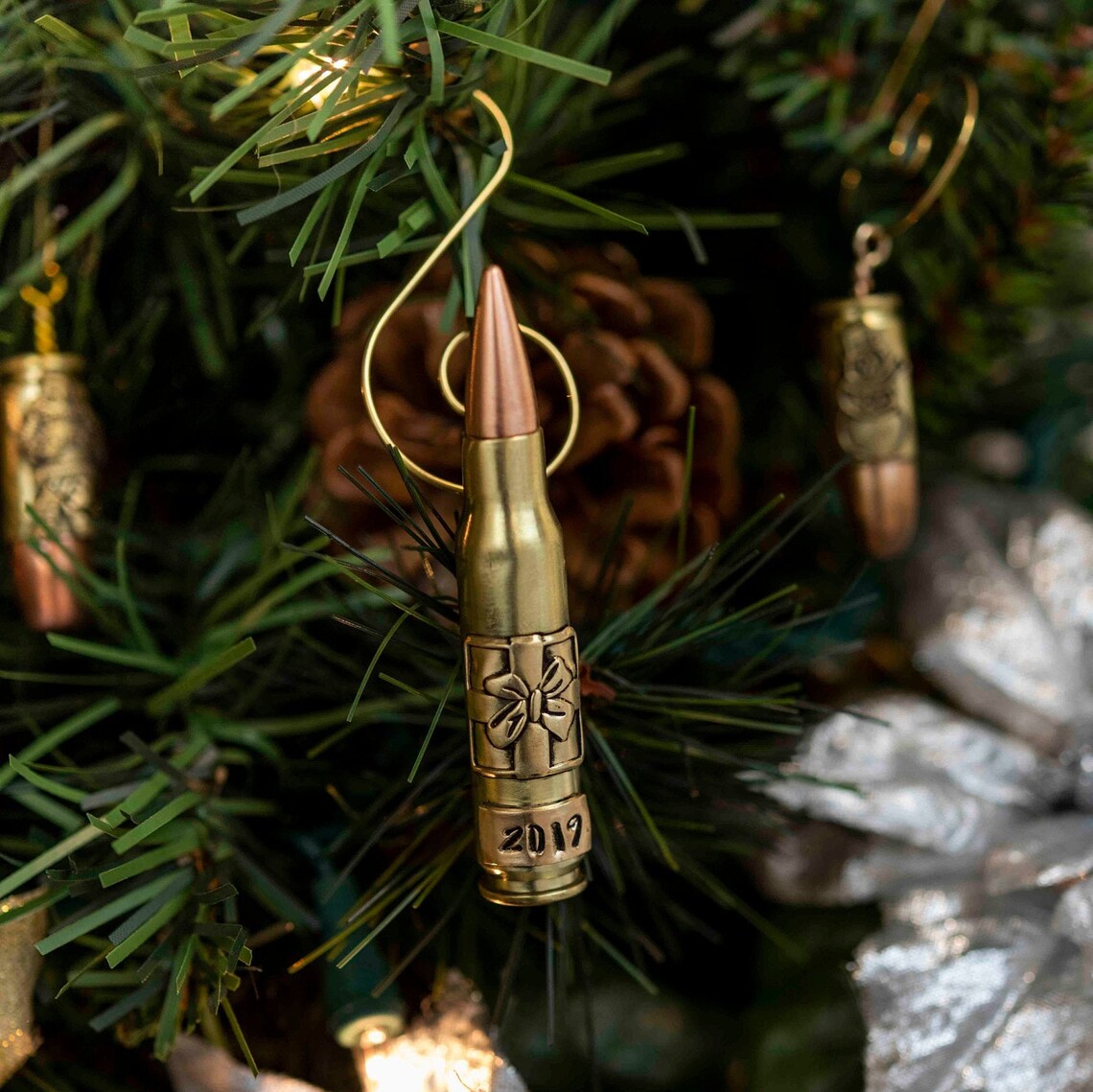 308 Bullet Handmade Christmas ornament 2nd amendment gun | Etsy