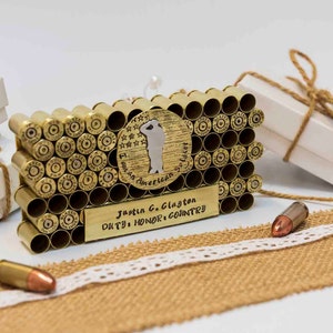 Personalized 9mm Bullet American Flag Desk Decor, Pro Gun, 2nd ...