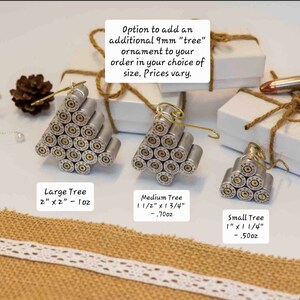 Handmade American Flag Bullet Christmas Tree Ornament, Pro Gun Gift ...