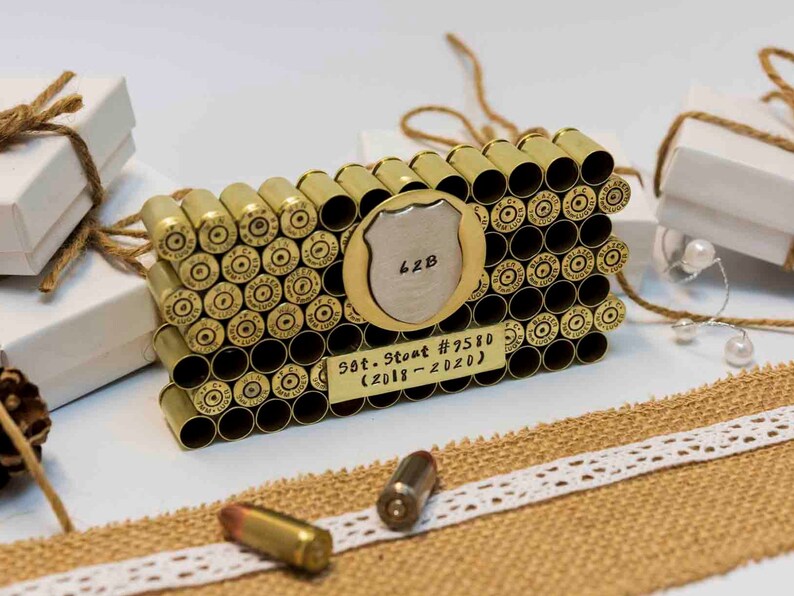 Personalized 9mm Bullet American Flag Desk Decor, Pro Gun, 2nd ...