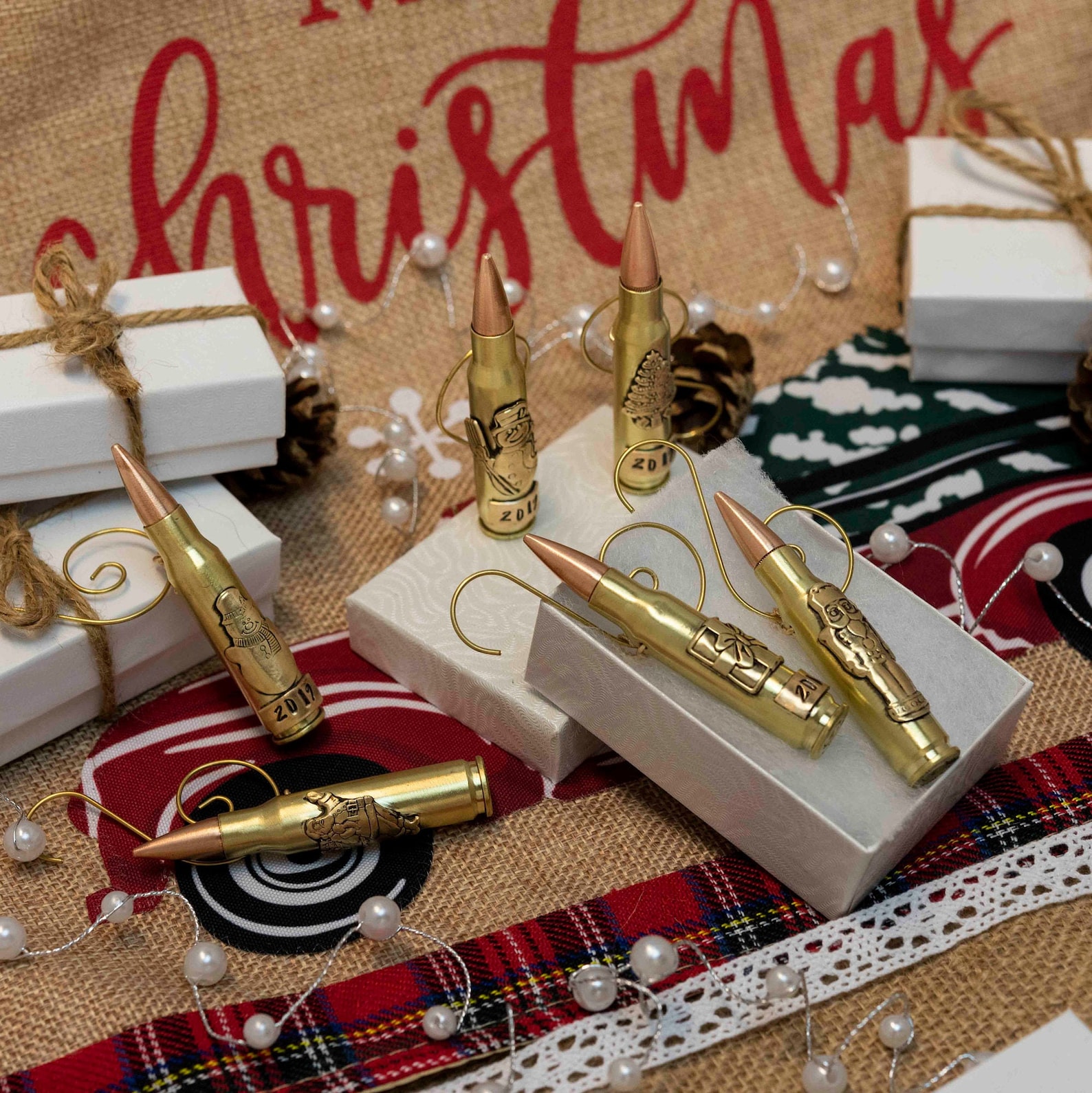 308 Bullet Handmade Christmas ornament 2nd amendment gun | Etsy