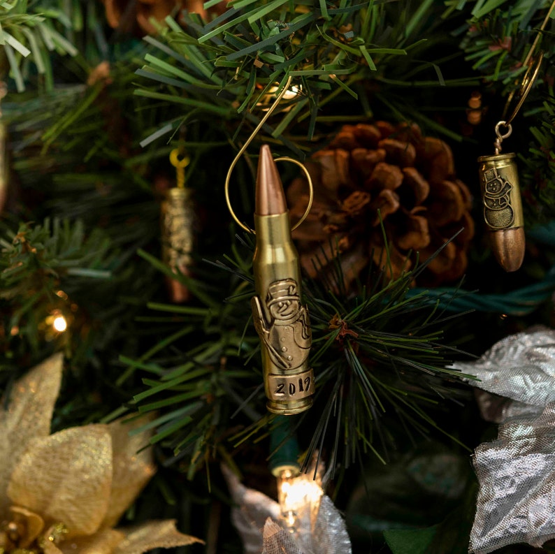 308 Bullet Handmade Christmas ornament 2nd amendment gun | Etsy