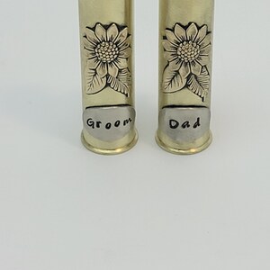 Personalized Bullet Lapel Pin Vase, Custom Shotgun Boutonniere, Upscale ...