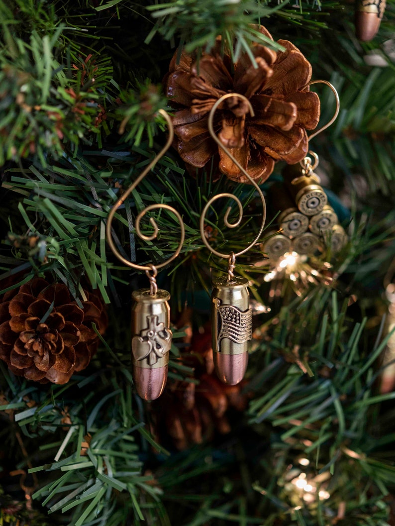 Handmade Bullet Christmas Tree Ornament for Navy Seamen | Etsy