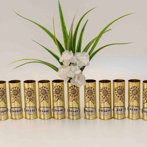 Personalized Bullet Lapel Pin Vase Custom Shotgun Boutonniere Upscale ...
