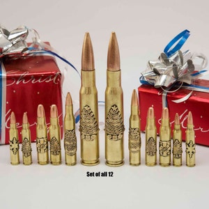 Bullet Christmas Tree Ornament, Manly Holiday Decoration, 2nd Amendment ...