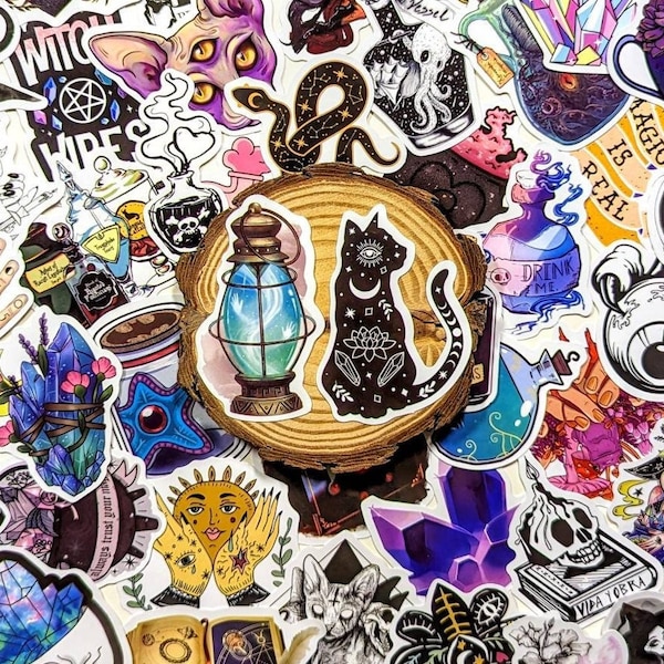 Witchy Stickers - Etsy