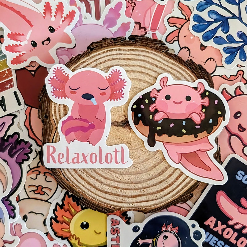 Axolotl Sticker - Etsy