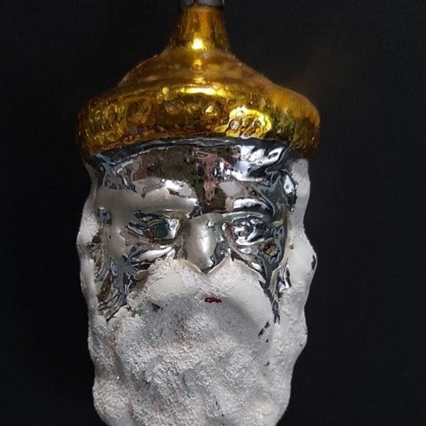Santa Head Ornament - Etsy