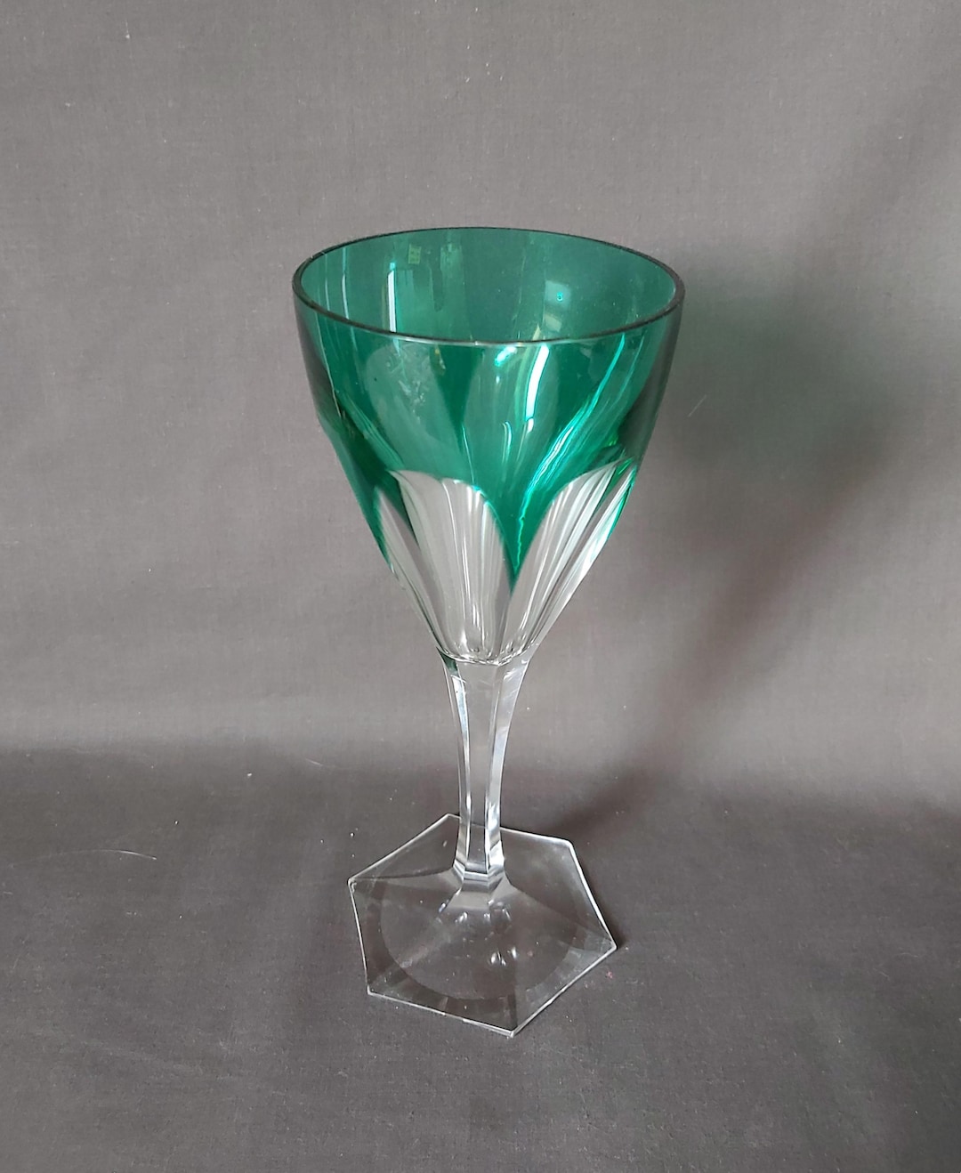 Vintage Moser Glassworks Cristal Wineglass Lady Hamilton Collection ...