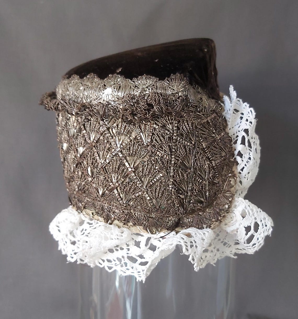 Antique Very Rare Affluent Woman's Presentation Christening Hat Bonnet ...