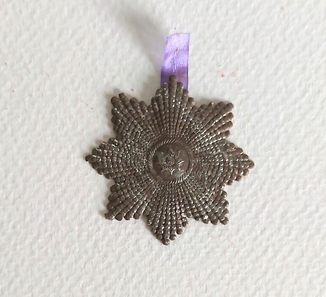 Antique Dresden Paper Christmas Ornament Silver Paper Collectible Rare ...