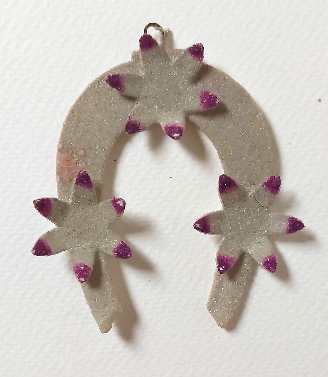 Antique Cardboard Venetian Dew Ballotini Christmas Ornament Collectible ...