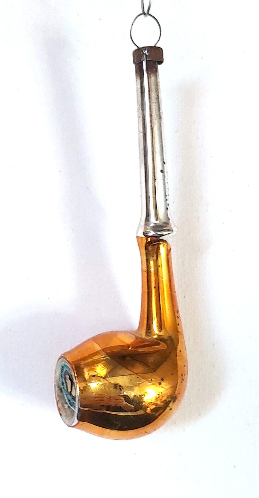 Vintage Glass Smoking Pipe Christmas Ornament Collectible ...