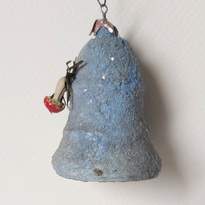 Antique Spun Cotton Mica Christmas Ornament Germany Feathertree Branch ...