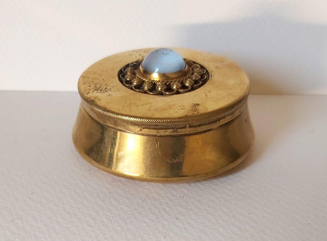 Vintage Brass Box - Etsy