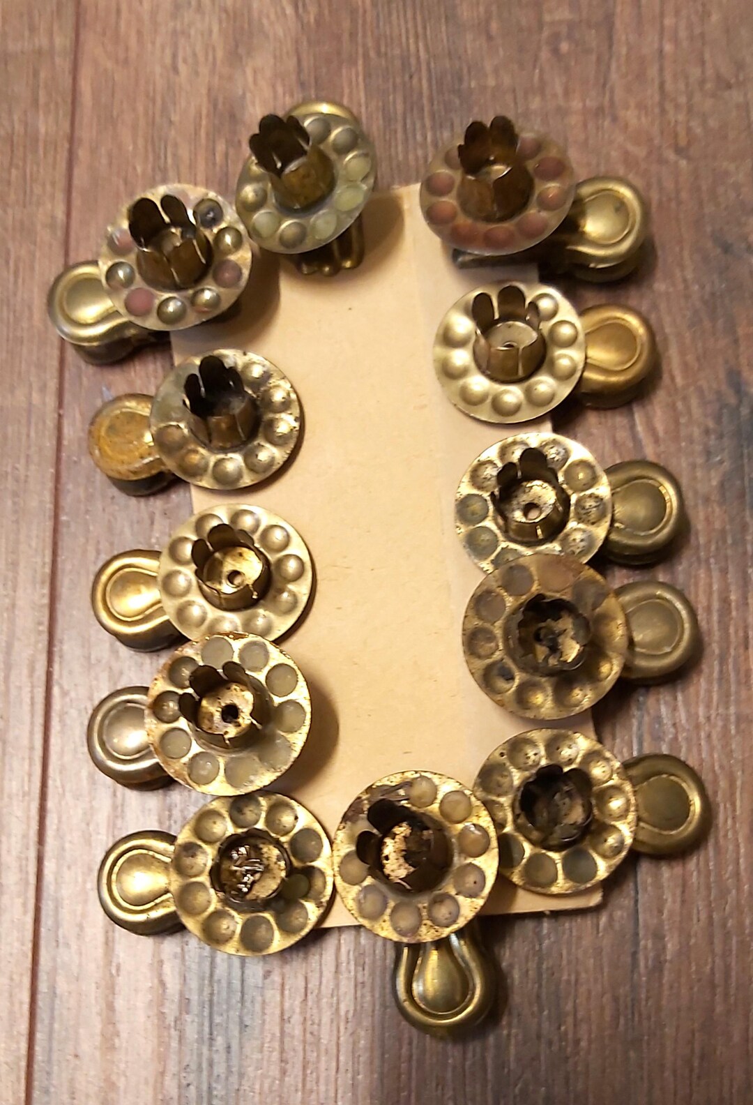 12 Vintage Metal Christmas Tree Decoration Candle Holder Clip ...