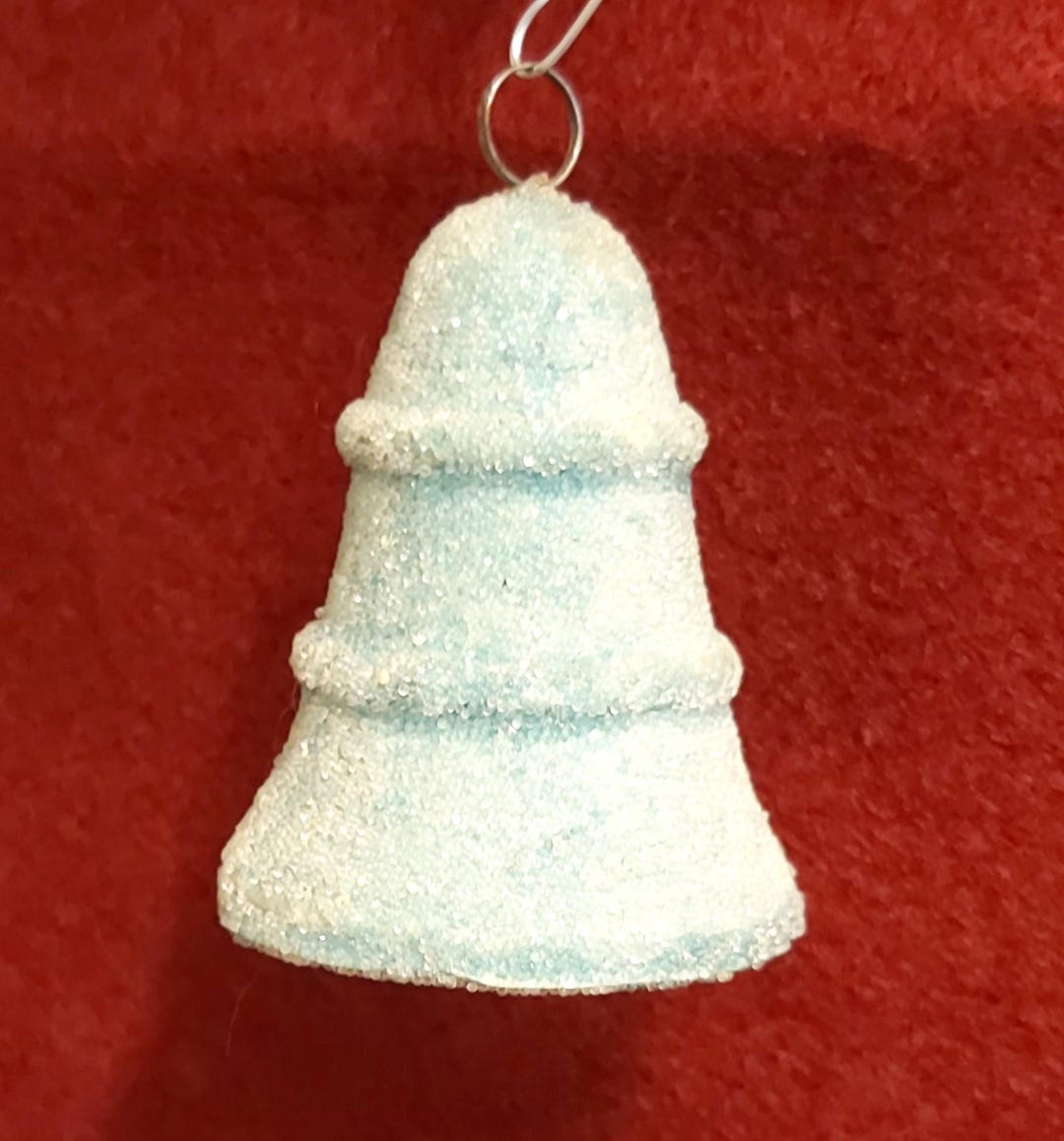 Vintage Venetian Dew Bell Christmas Ornament Collectible Blue ...