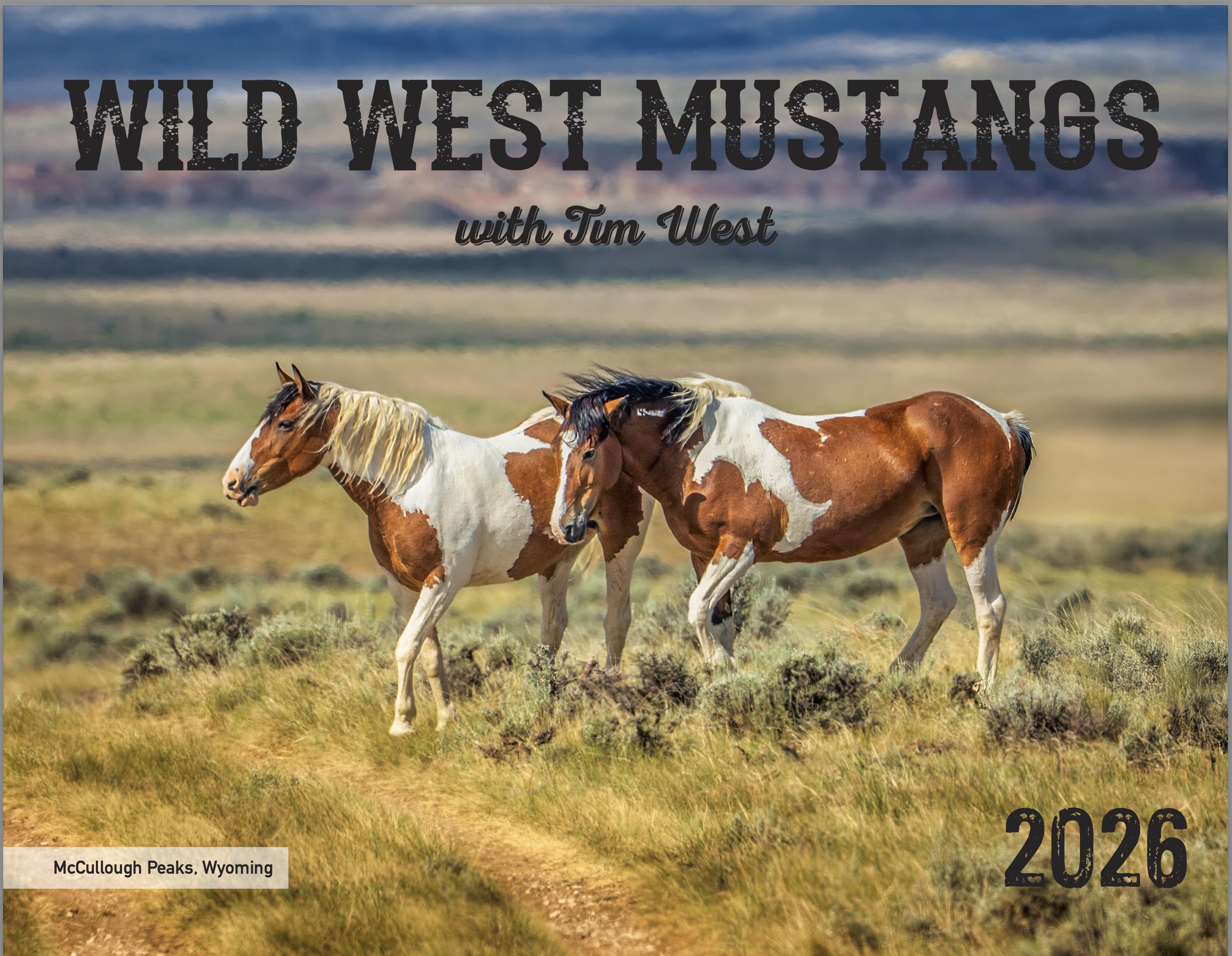 Wild Horse 2026 Wall Calendar – Utah, Wyoming & Colorado - Etsy