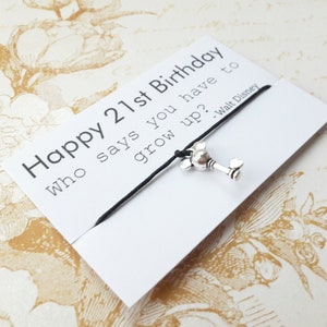 21st Birthday Wish Bracelet, 21st Birthday Gifts, 21st Birthday Gift ...