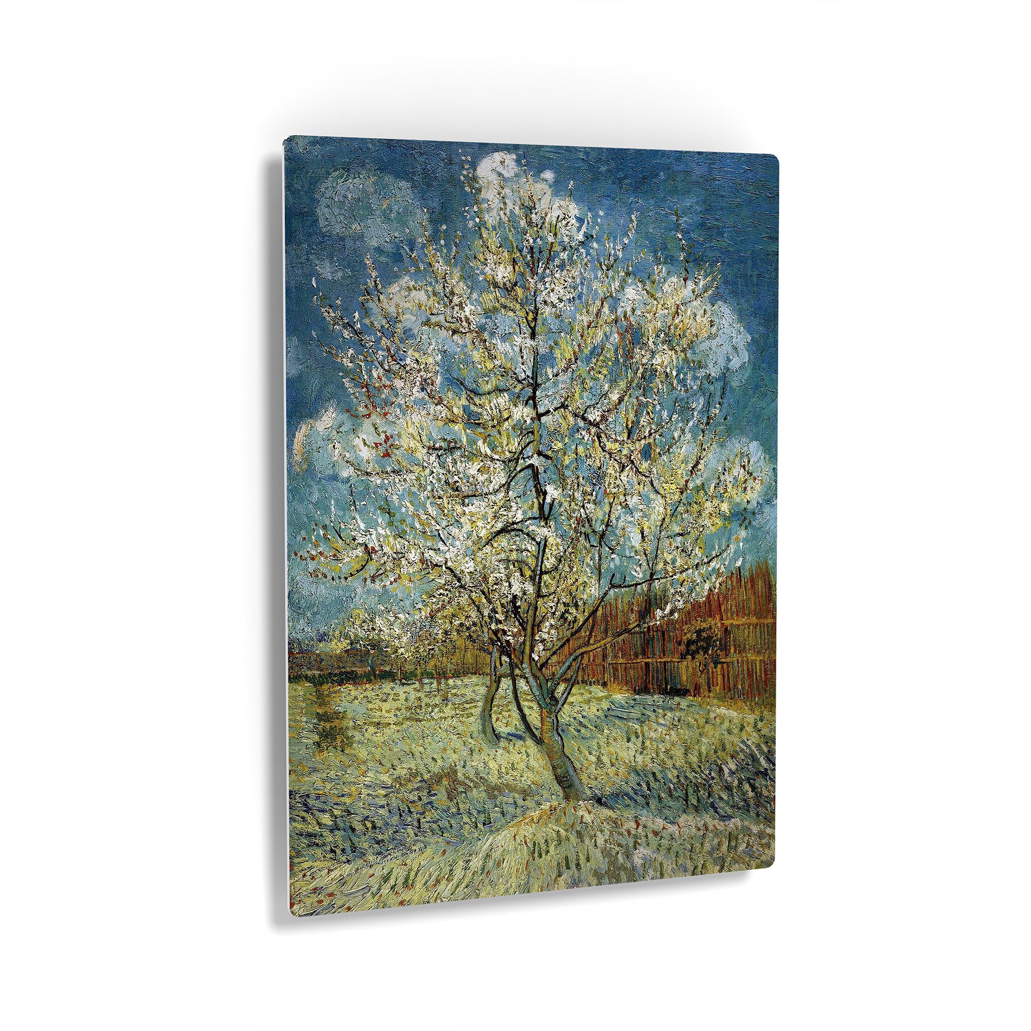 Vincent Van Gogh Peach Trees in Blossom 1888 Metal Print Classic Wall ...