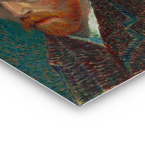 Vincent Van Gogh Self Portrait With a Red Beard 1887 Metal Print ...