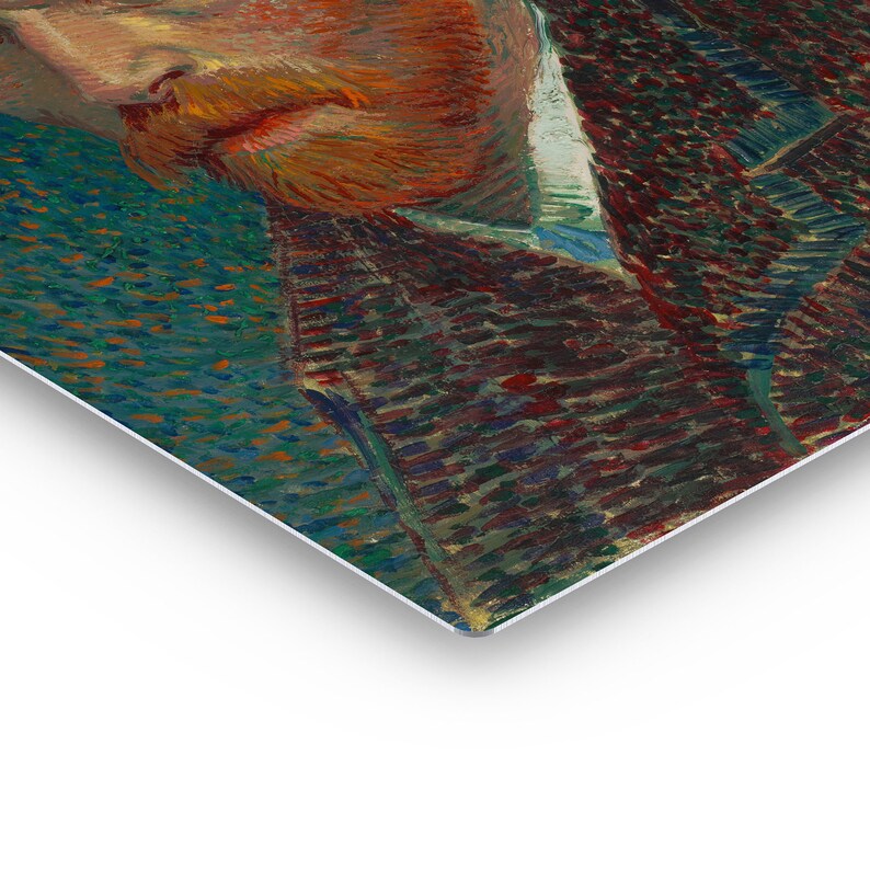 Vincent Van Gogh Self Portrait With a Red Beard 1887 Metal Print ...