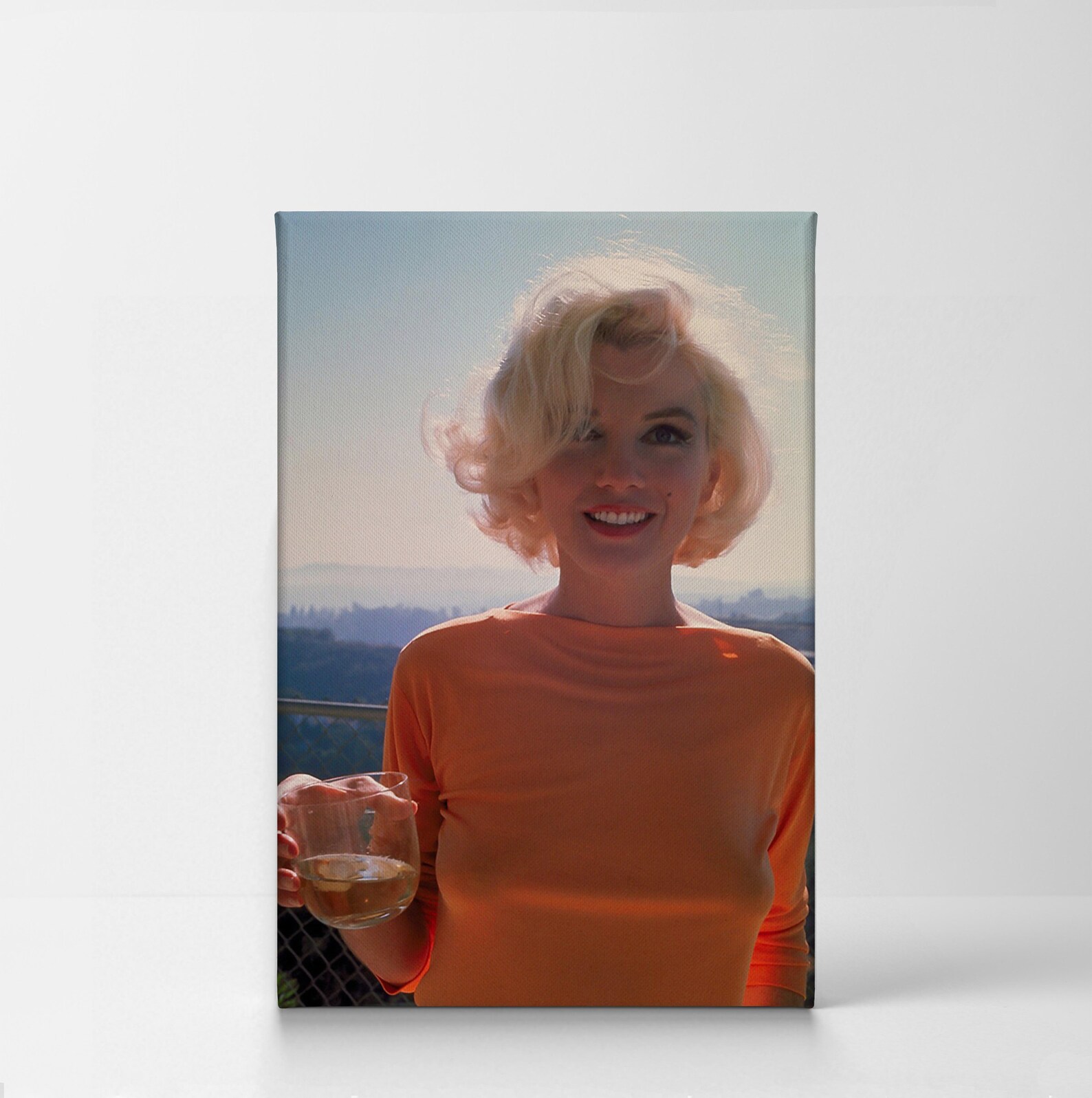 Marilyn Monroe Wall Art Nude Naked Sexy Drinking Dress Canvas Etsy