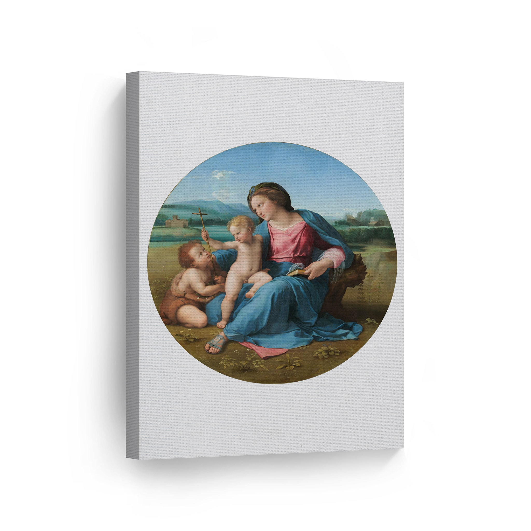 The Alba Madonna by Raphael Art Canvas Wall Art Print Famous - Etsy