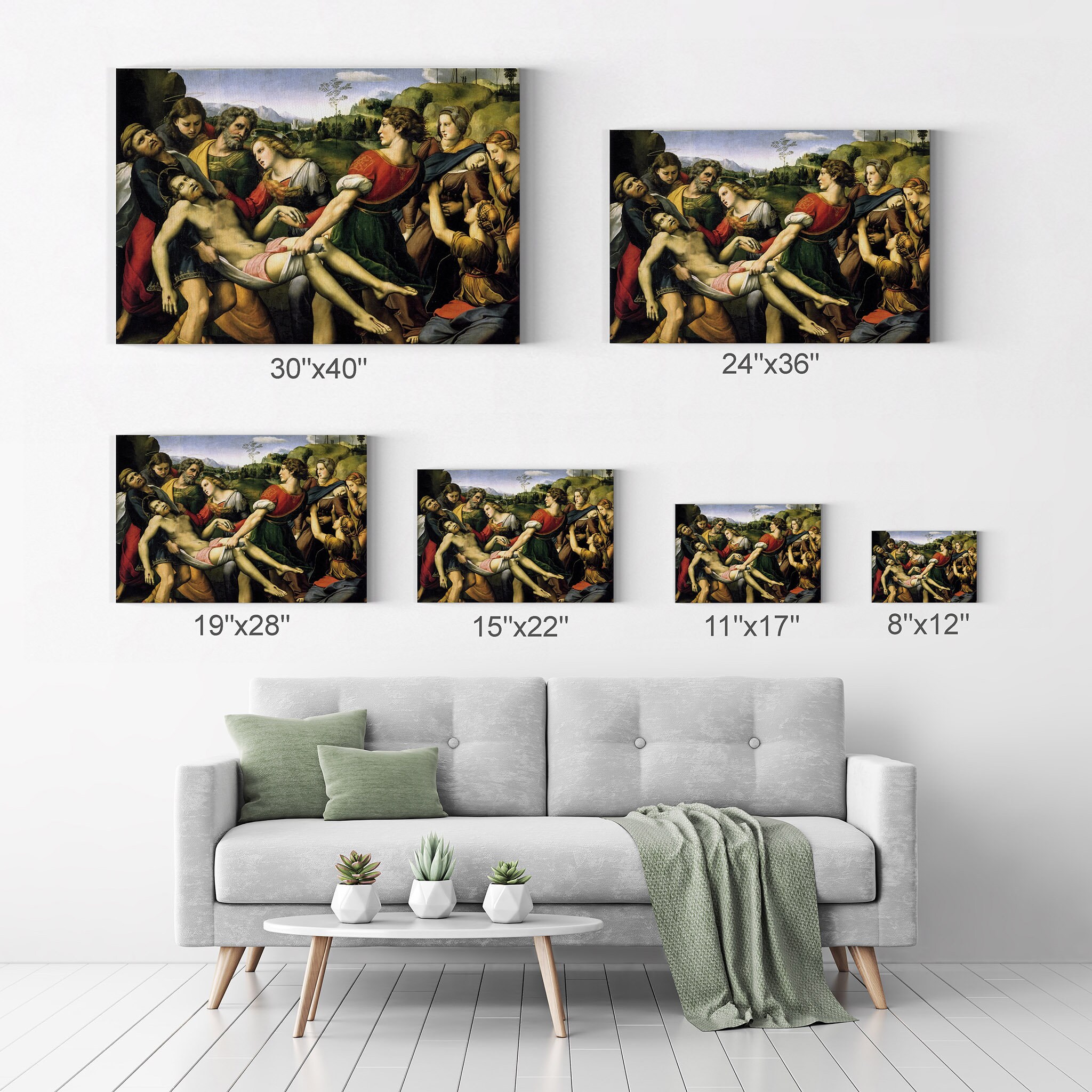 The Deposition by Raphael Art Canvas Wall Art Print Famous | Etsy
