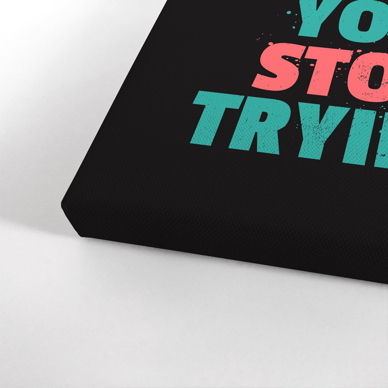 You Only Fail When You Stop Trying Colorful Lettering - Etsy