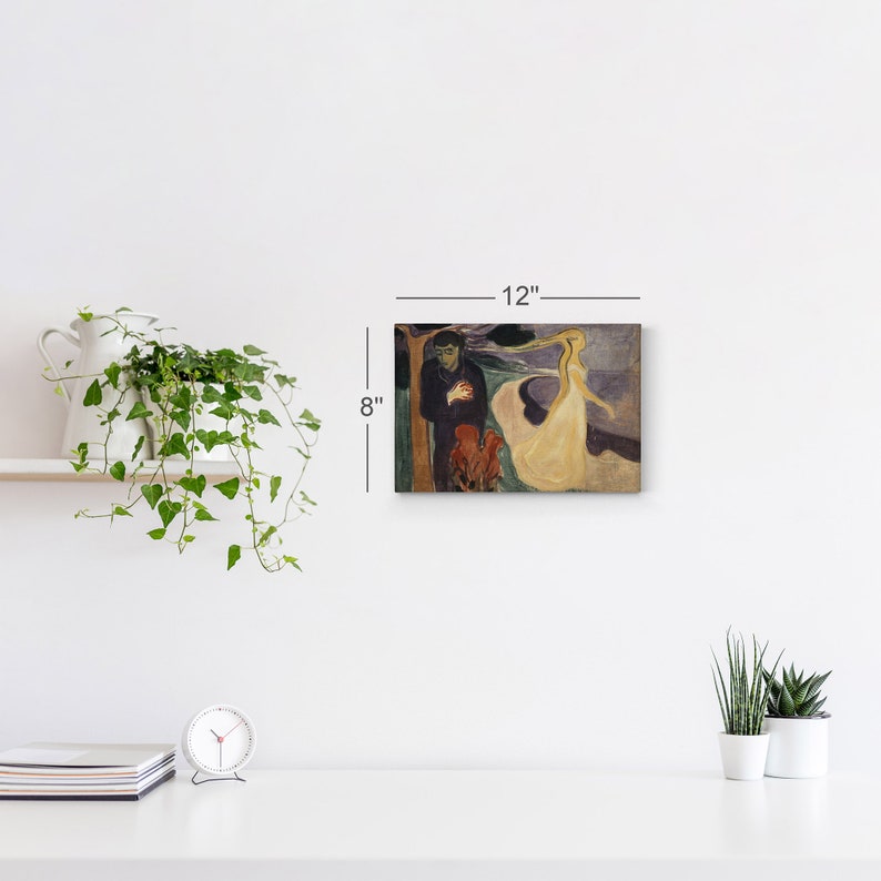 Separation Edvard Munch Classic Art Canvas Wall Art Print | Etsy