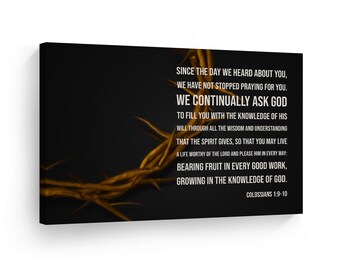 Colossians 1 9 - Etsy