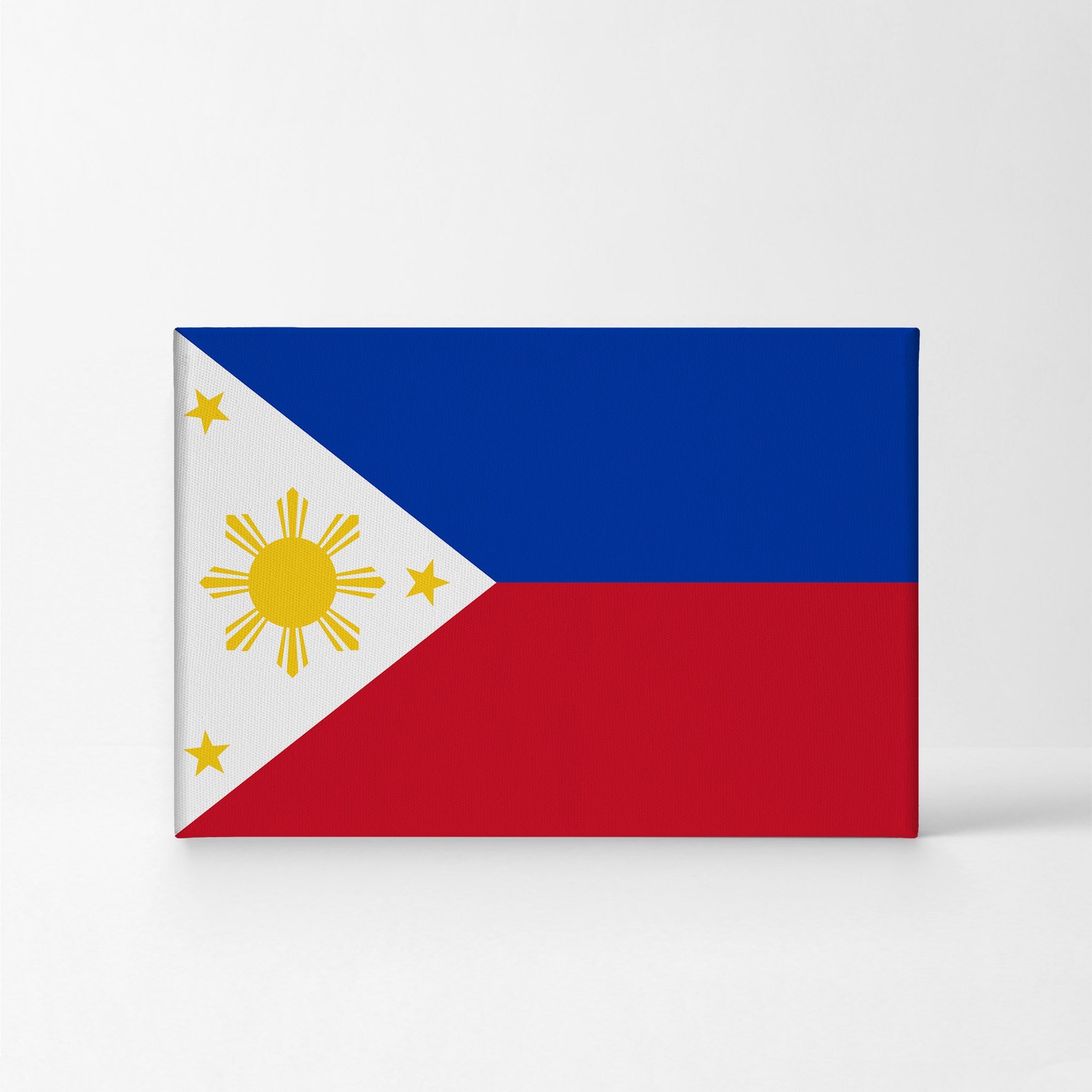 Philippines Flag CANVAS or METAL Wall Art Print Country Flags Office ...