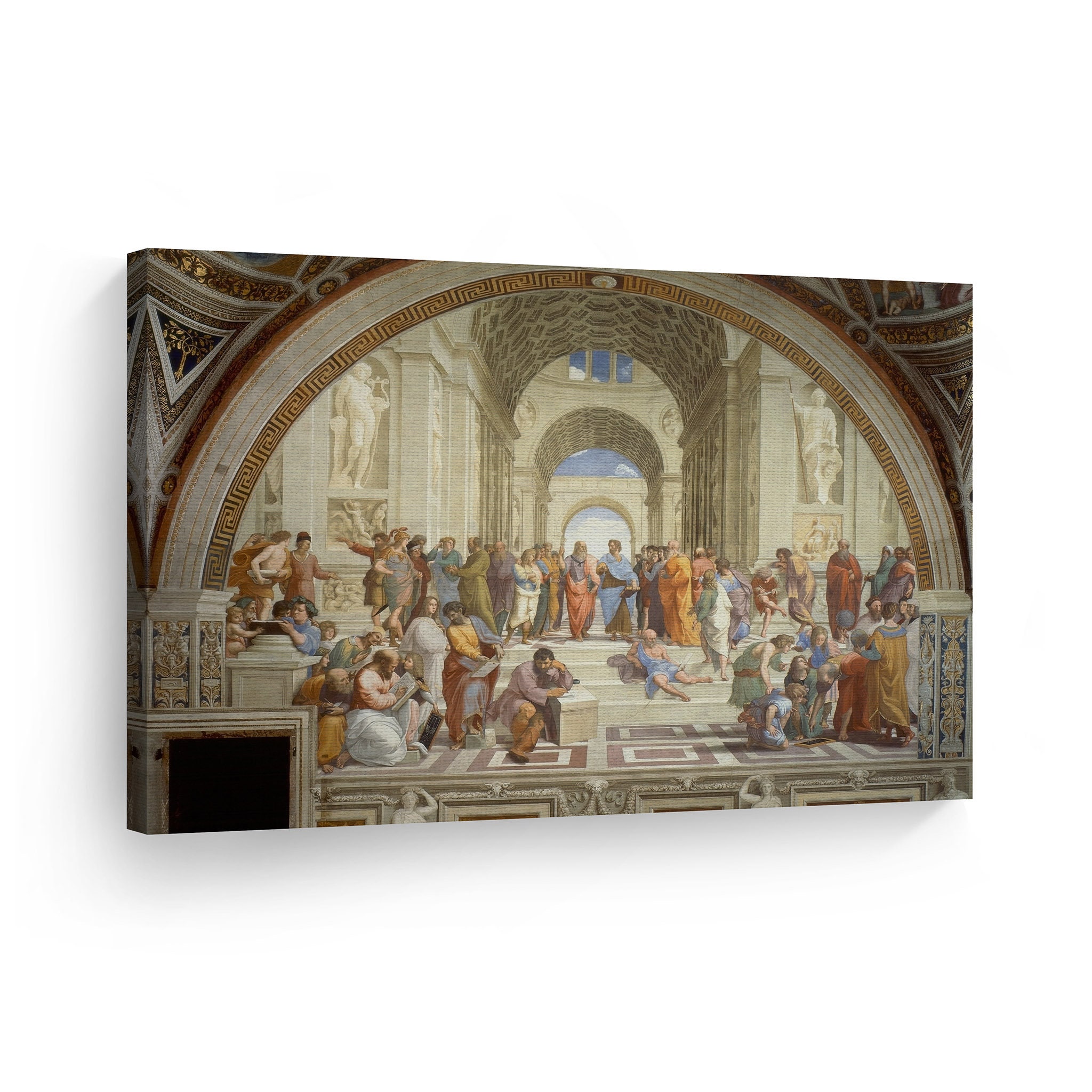 The School of Athens by Raphael Art Canvas Wall Art Print Fine - Etsy
