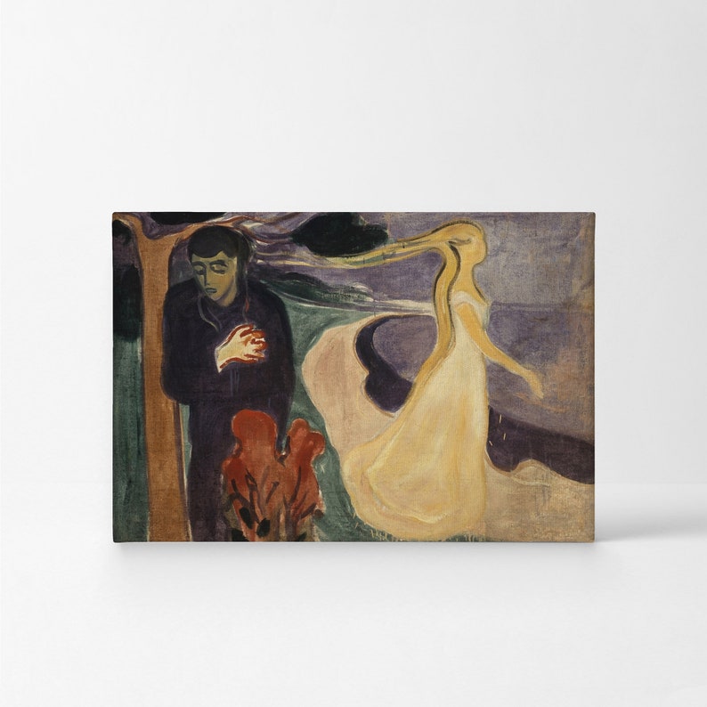 Separation Edvard Munch Classic Art Canvas Wall Art Print | Etsy