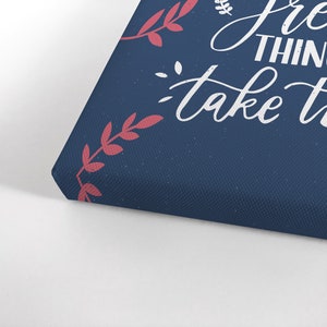 Never Give up Because Great Things Take Time Quote Hand Lettering Wall ...