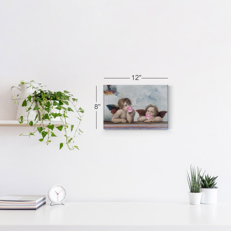 Raphael's Masterpiece the Sistine Madonna Putti Pink | Etsy