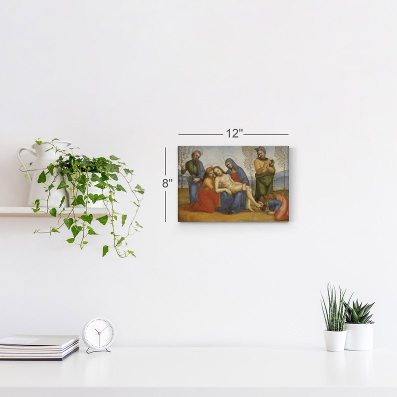 Pieta by Raphael Art Canvas Wall Art Print Famous Fine Art Oil - Etsy